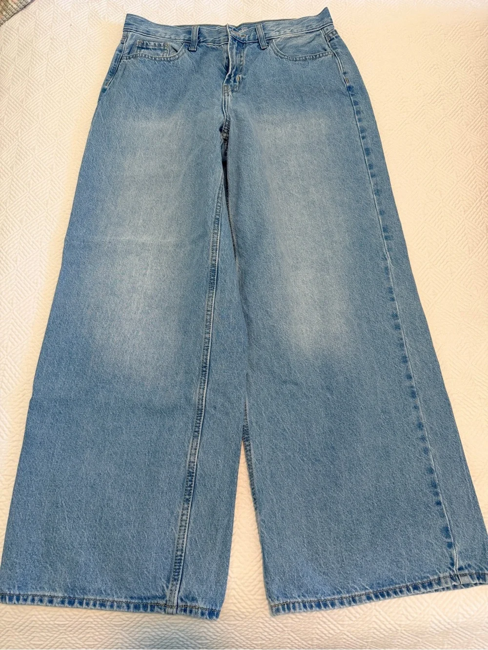 Old Navy | Jeans | Old Navy Light Blue Denim Baggy Wide Leg Jeans ...